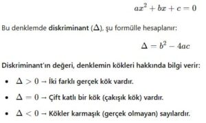 TYT Matematik 2.Dereceden Denklemler Konu Anlatımı ve Örnek Sorular ...