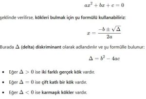 TYT Matematik 2.Dereceden Denklemler Konu Anlatımı ve Örnek Sorular ...